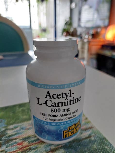 ALCAR acetyl l carnitine, Health & Nutrition, Health Supplements ...