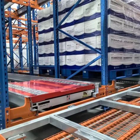 Customized High Density Automated 3d Shuttle Asrs Warehouse Storage Rack With Pallet Lift Four