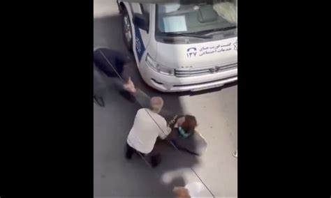 کشیدن و پرت کردن یک زن داخل ون گشت فوریت‌های اجتماعی فیلم