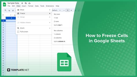 How To Freeze Cells In Google Sheets For Easy Scrolling