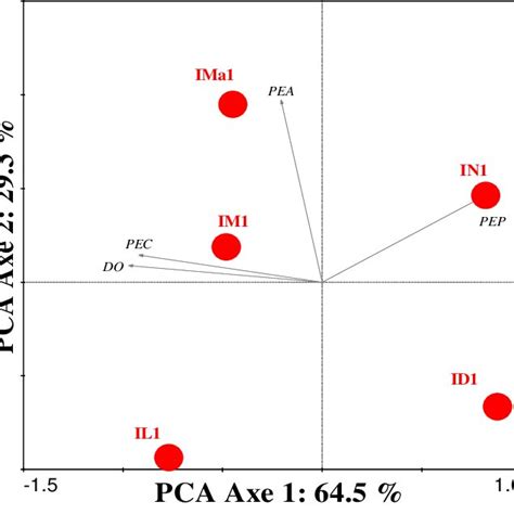 Principal Component Analysis Pca Showing Correlations Between Strains