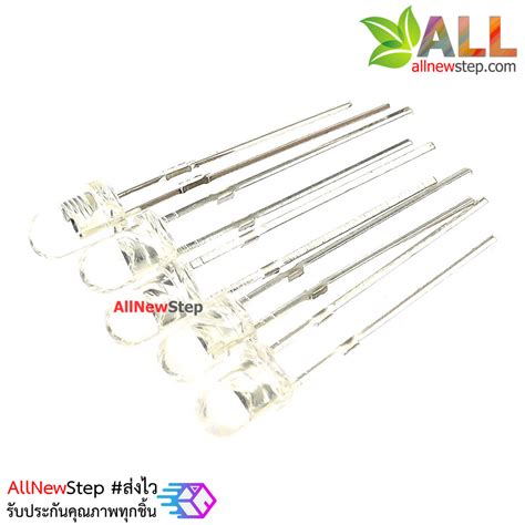 Led หลองไฟ Led 3mm สีเหลือง แบบใส ไฟเลี้ยง 20 22v จำนวน 5 ชิ้น Arduinoall ขาย Arduino ซื้อ