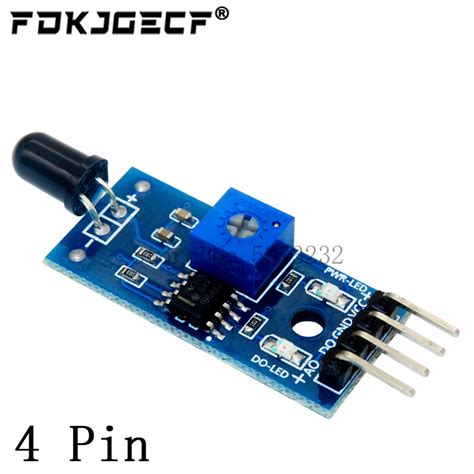 Mô đun Cảm Biến Phát Hiện Lửa Hồng Ngoại LM393 3 Pin 4 Pin IR Cho arduino Shopee Việt Nam