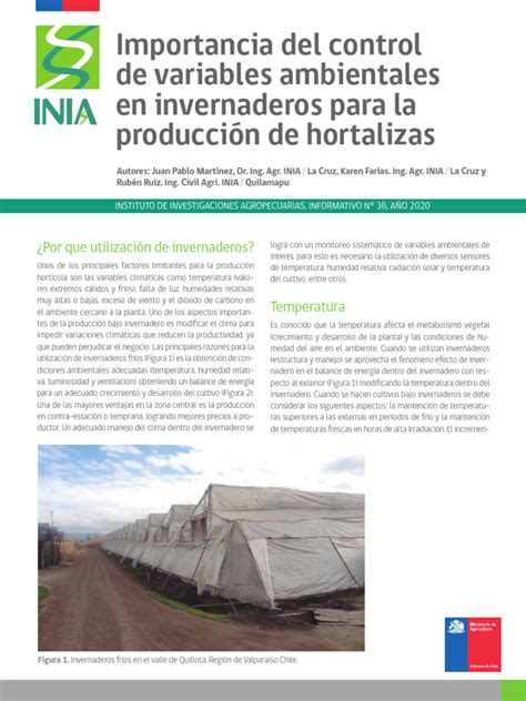 Importancia Del Control De Variables Ambientales En Invernaderos Para La Producción De