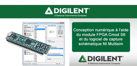 Module Cmod S6 Base Spartan 6 LX4 Xilinx Digilent