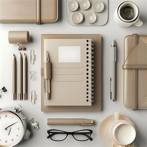 Elegant Office Supplies Images Free Download On Freepik