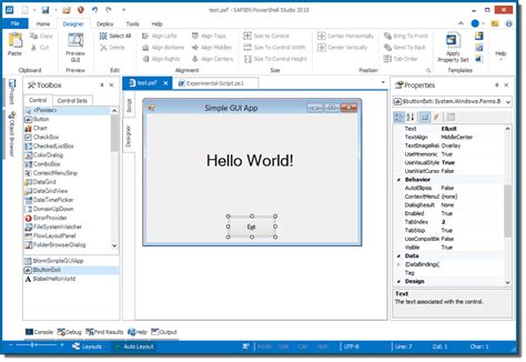 A Robust PowerShell IDE PowerShell Studio Sysops