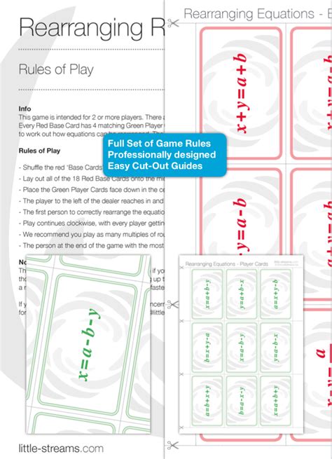 Card Game Bundle 5 Teaching Resources