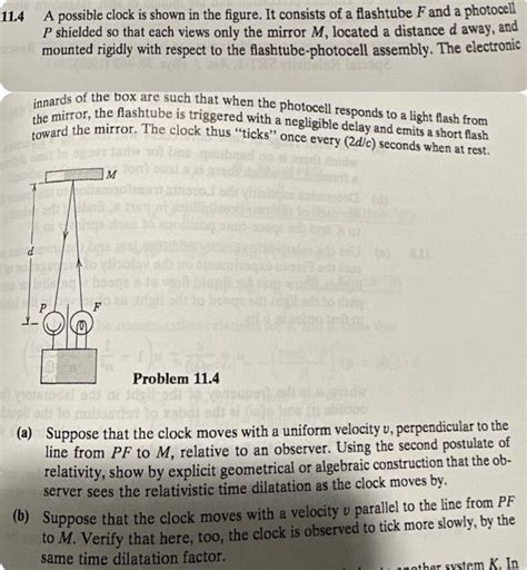 Solved A Possible Clock Is Shown In The Figure It Chegg