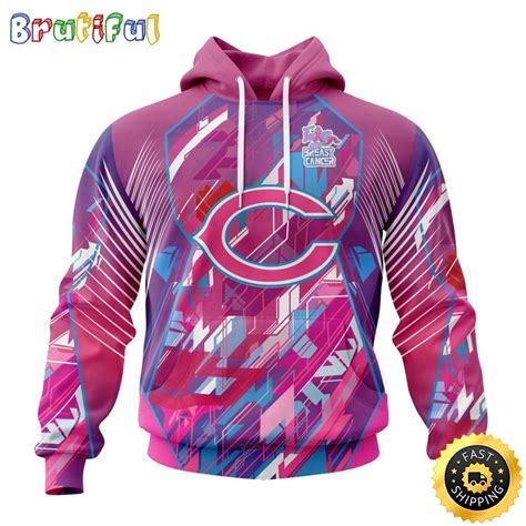 Nfl Chicago Bears I Pink All Over Print 3d Hoodie I Can Fearless Again