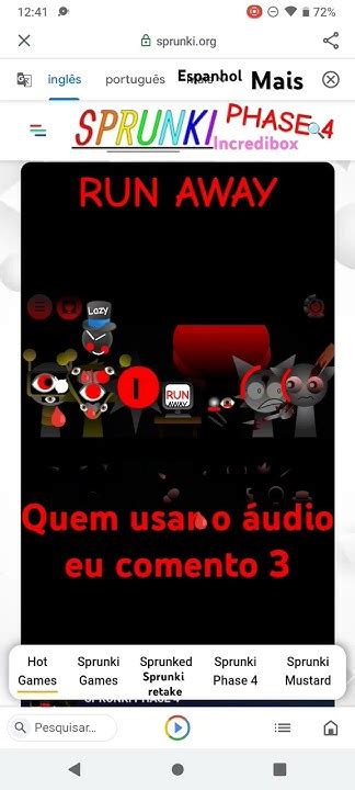 Quem Usar O áudio Eu Comento 3 Demorou Demais😭 Incredibox Sprunki Shorts Youtube