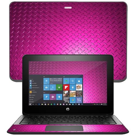 Skin Decal Wrap Compatible With Hp Probook X Sticker Design Pink Diamond Plate