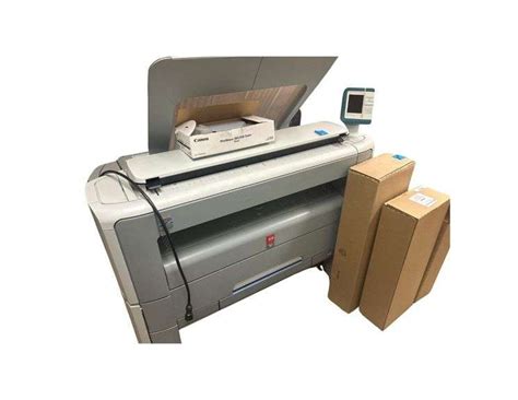 Oce Plotwave 350 Commercial Printer Wmisc Paper Hostetter Auctioneers
