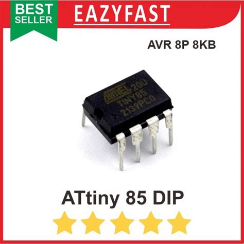 jual ic atmel attiny85 attiny at tiny 85 chip micro mikro controller uc shopee indonesia