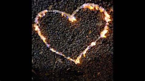 눈스프레이로 만든 하트 불꽃하트 Youtube