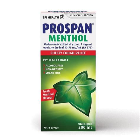 Sfi Health Prospan Chesty Cough Relief Cherry Flavour Oral Liquid 200ml