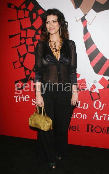 Ladies In Satin Blouses Laura Pausini Black See Thru Blouse