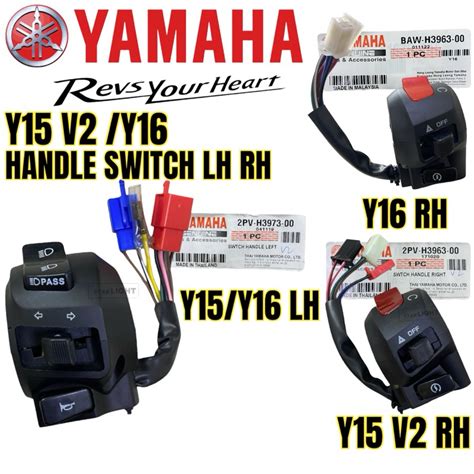 Yamaha Y15zr Y15 Y150 V2 Y16zr Handle Switch Suis Tangan Lh Rh Kiri