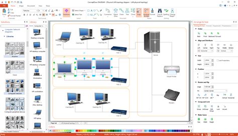 what is lan and how it works lan network diagram drawing conceptdraw