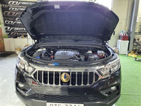 렉스턴w 칸 Jdk활성탄 외기1차 필터 시공 네이버 블로그