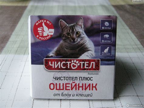 Ошейник против блох и клещей Чистотел Плюс для кошек - «Помогает от ...
