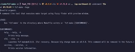 github kyu08 fzf make a command line tool that executes make target