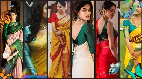 Colour Combination Ideas Contrastblouse Contract Colour Fashion Look Pattern YouTube