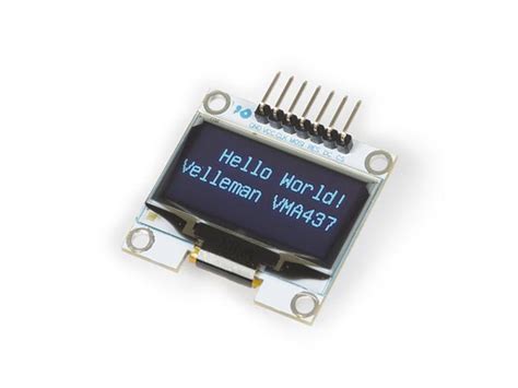 Écran Oled 1 3 Pour Arduino® Driver Sh1106 Spi Sciencéthic