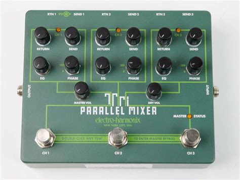 Eh Tri Parallel Mixer Fx Loop Mixer And Switcher Blues Angel Music