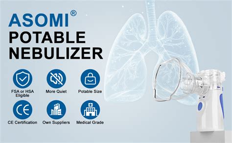 Asomi Portable Nebulizer Nebulizer Machine For Adults And