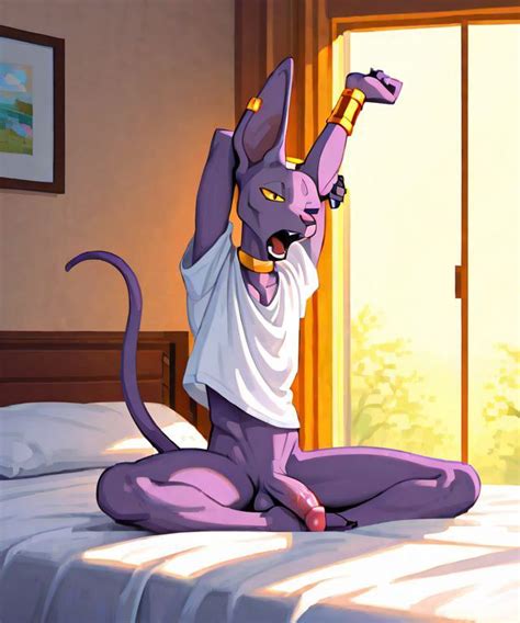 Rule 34 Ai Generated Anthro Beerus Dragon Ball Flaccid Penis Furry
