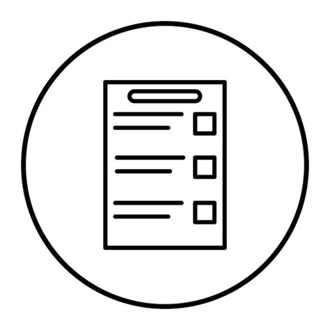 Premium Vector Checklist Vector Illustration