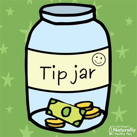 Nhp Tip Jar Dr Judy Morgans Naturally Healthy Pets