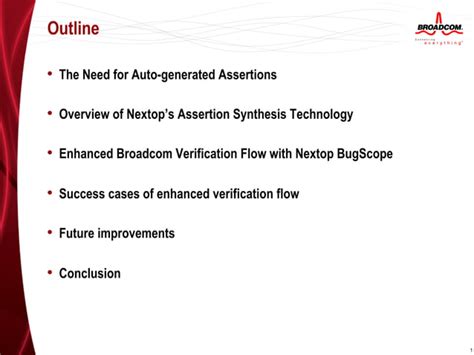 Enhanced Verification Flow With Nextops Assertion Synthesis Technology