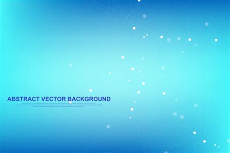 연결된 선과 점으로 추상 신경총 배경 플렉서스 기하학적 효과 화합물 빅 데이터 라인 신경총 최소한의 배열 디지털 데이터 시각화