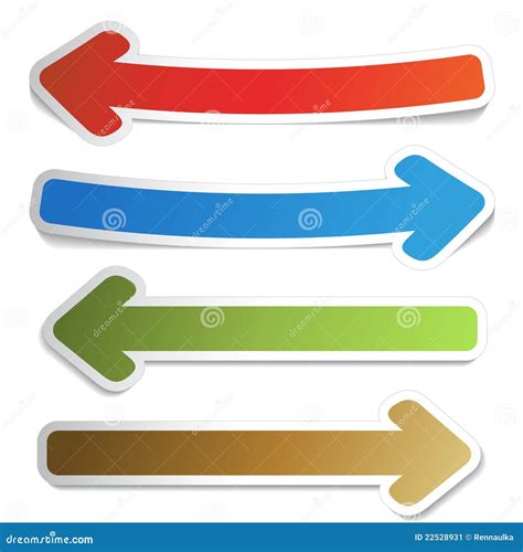 Arrow Pointers Stock Vector Illustration Of Arrowheads 22528931