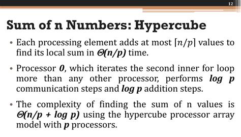 Elementary Parallel Algorithms Ppt