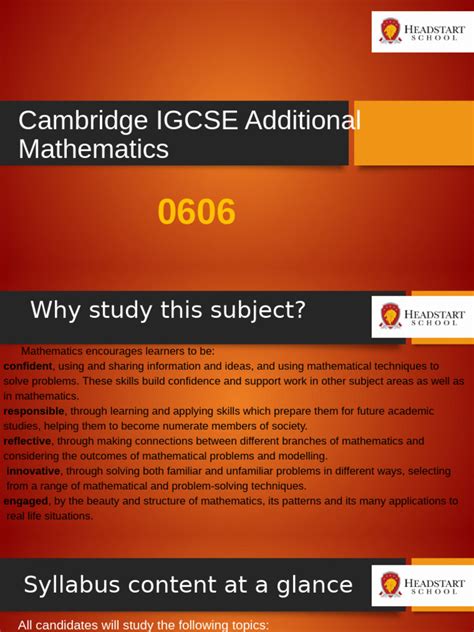igcse additional mathematics 0606 pdf