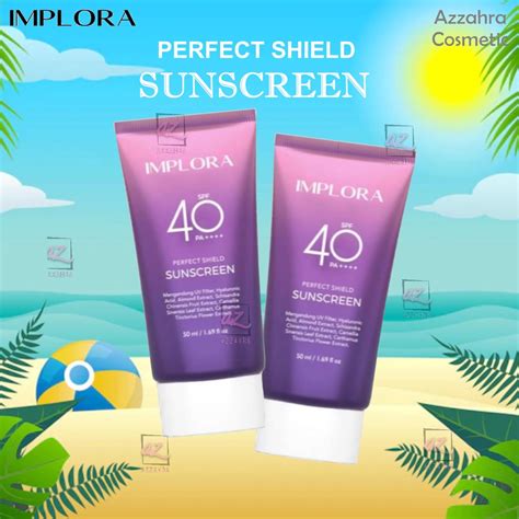 Jual Implora Perfect Shield Sunscreen Spf 40 Pa Sunscreen Wajah