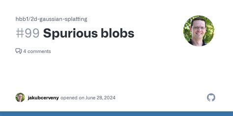 Spurious Blobs · Issue 99 · Hbb1 2d Gaussian Splatting · Github