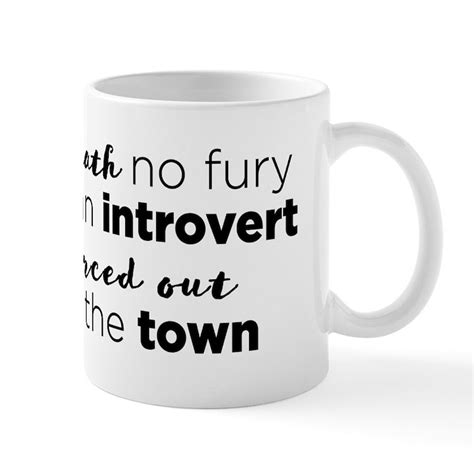 Introvert Warning Label 11 Oz Ceramic Mug Introvert Warning Label Mugs