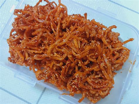 일미채무침 레시피 진미채 일미고추장무침 밑반찬 만들기