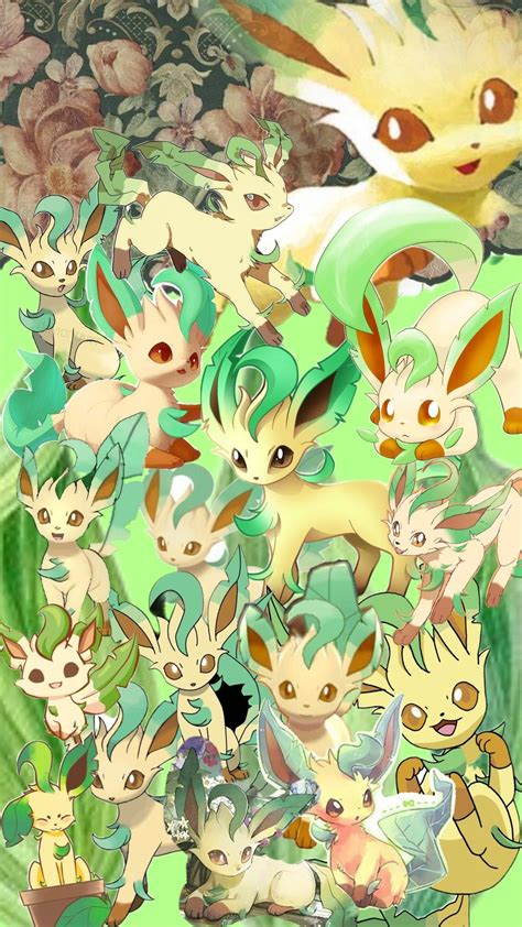 Leafeon Wallpaper Eevee Eeveeevolution Eeveelution Eeveelutions