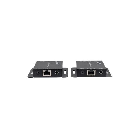 Manhattan Hdmi 1080p Over Ethernet Extender Kit Up To 50m With Single Cat6 Cable Tx And Rx Modul