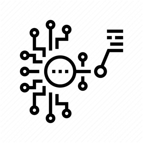 Artificial Model Neural Network Binary Mathematical Learning Icon