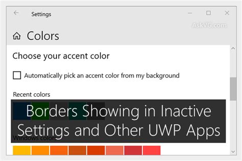 Windows Bug No Borders Showing Around Program Windows AskVG