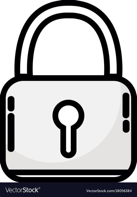 Line Padlock Security Protection Object To Privacy