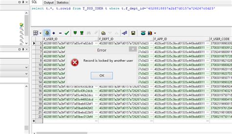 oracle解锁record is locked by another user nicktimer 博客园