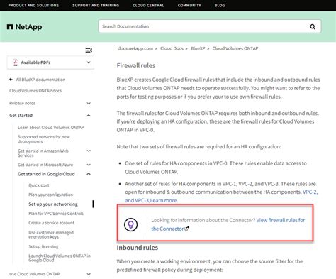 missing connector firewall rules · issue 139 · netappdocs bluexp cloud