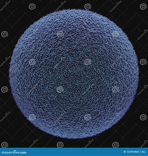 Abstract Geometric Organic Structure Stock Illustration Illustration Of Bacteria Frame 134701865